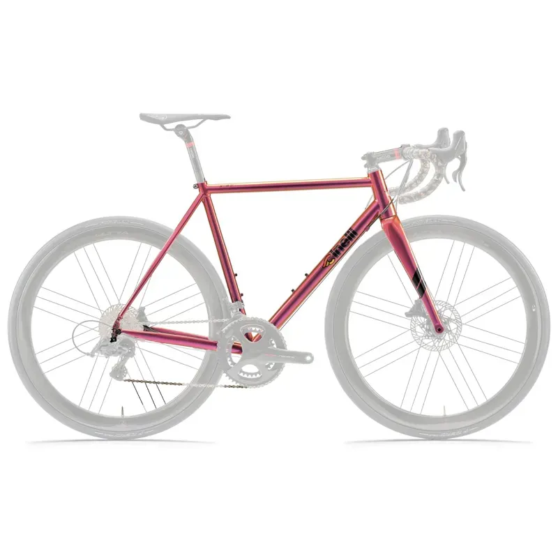 Cinelli Nemo Tig AllRoad Disc Frameset Gold-Pink